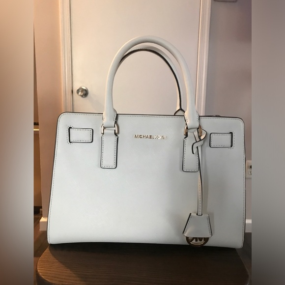 MICHAEL Michael Kors | Bags | Michael Kors Ivory Satchel | Poshmark